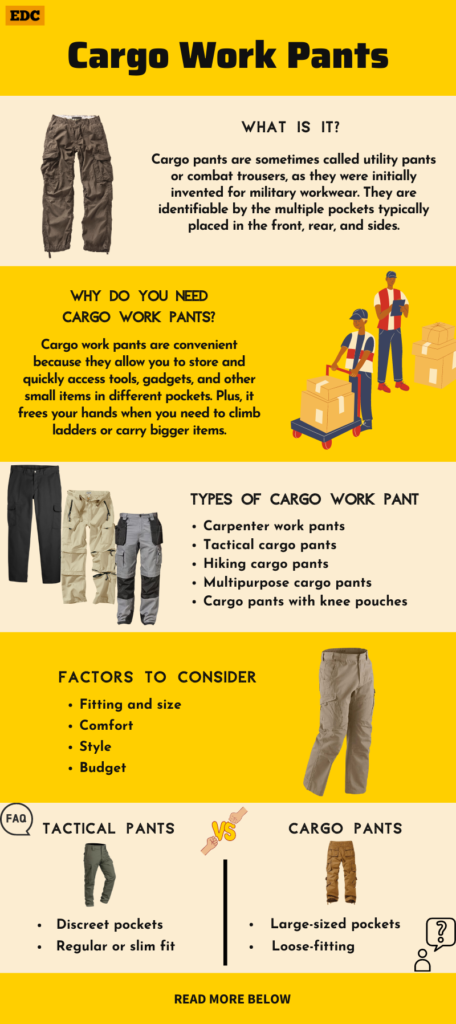 10 Best Cargo Work Pants for Work and Variety of Activities